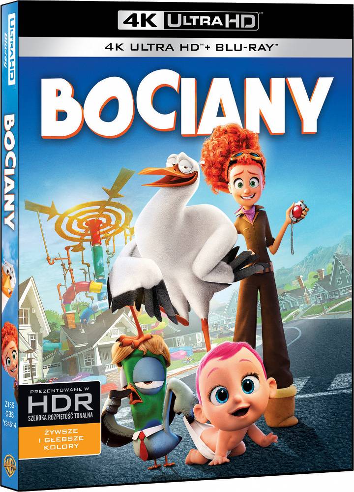 Storks (Щъркели) 4K Ultra HD Blu-Ray + Blu-Ray