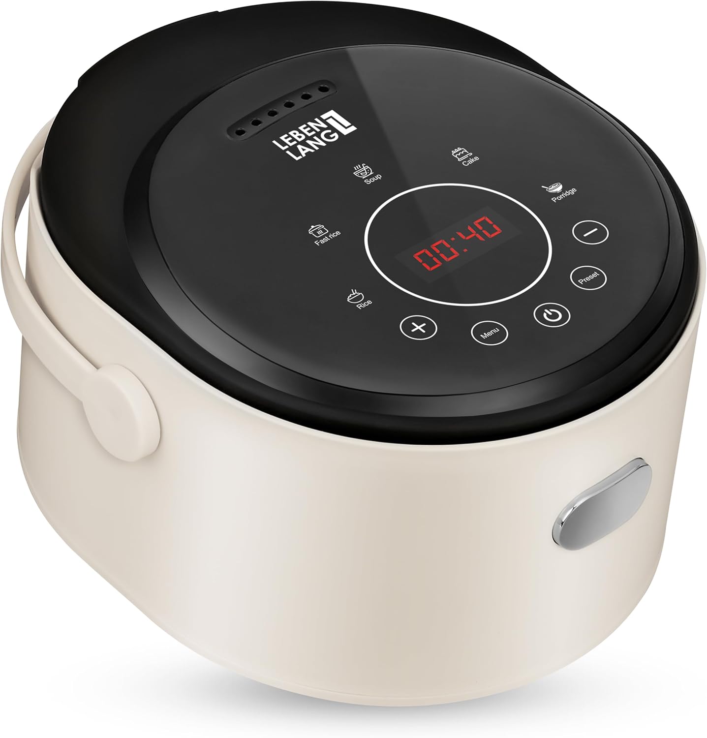 Уред за приготвяне на ориз LEBENLANG Rice Cooker 0.8L Beige - купи онлайн